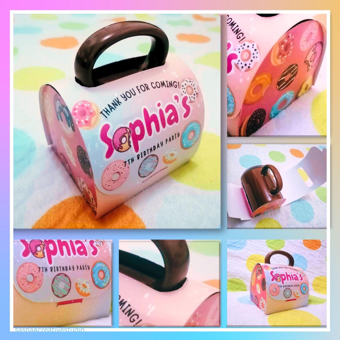 Mug Box, Bag Design Template, Canva Template A3 Size Gift Box, Editable ...