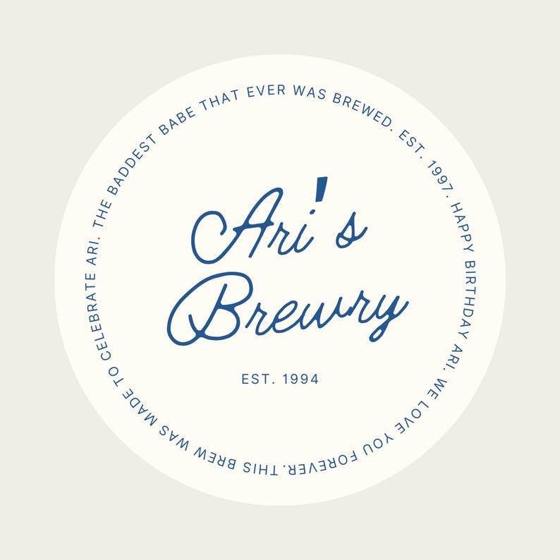 Coffee Shop Labels, Iced Coffee Cup Label, Coffee Shop Party Stickers ...