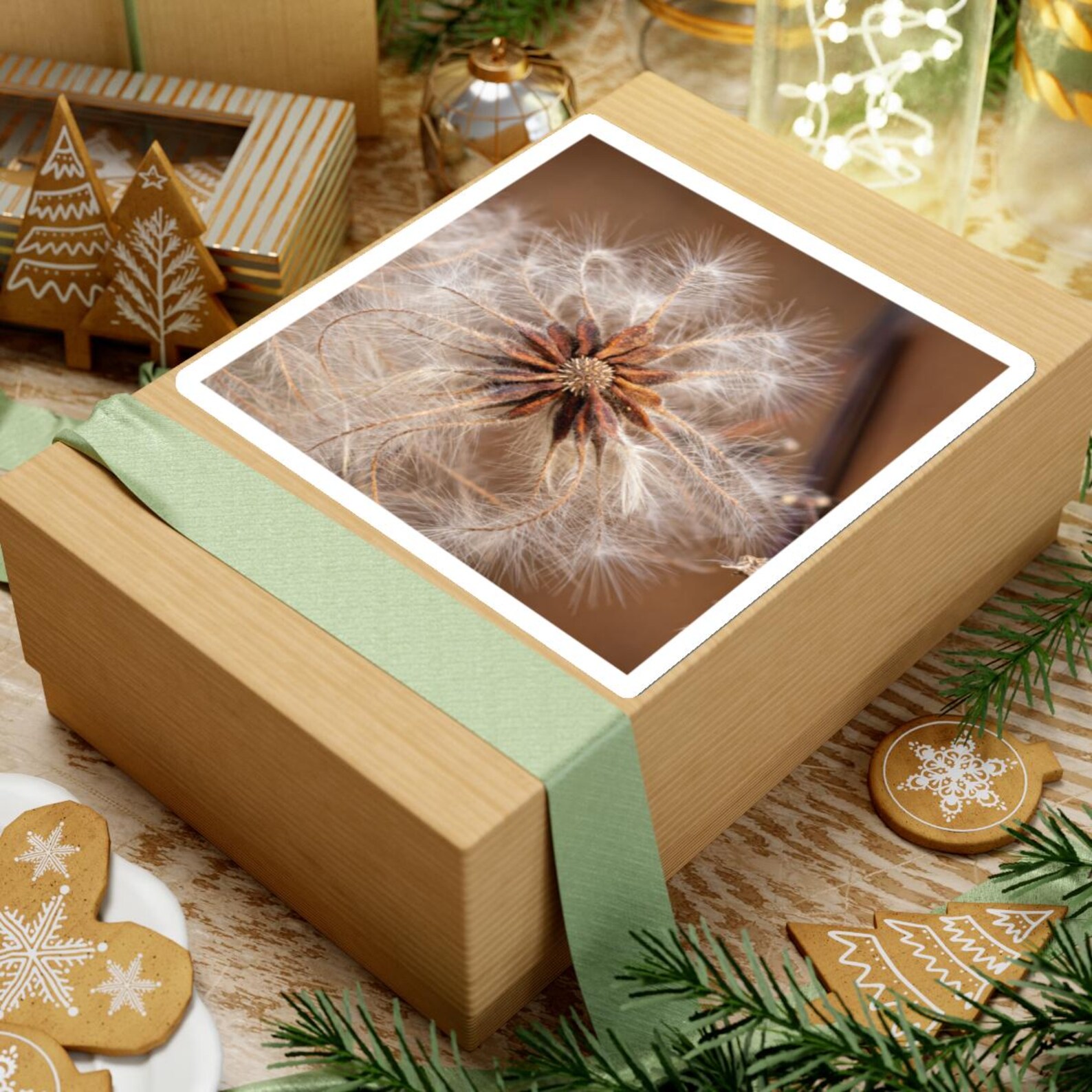 Seed Pod Sticker, Funky Seed Pod, Winter Seed Pod, Fluffy Seed Pod ...