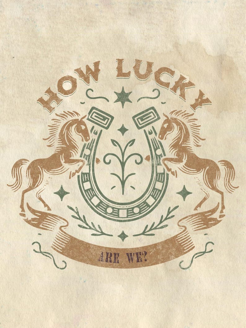 How Lucky Are We Zach Bryan Digital Print 16x20 - Etsy
