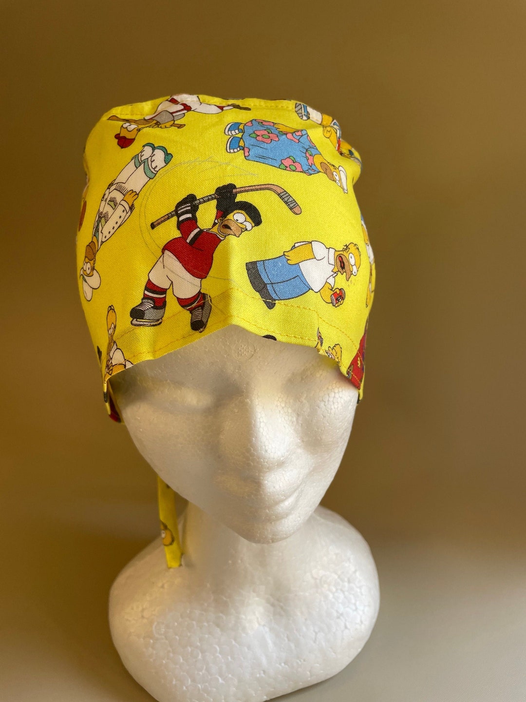 Homer Simpson Scrub Cap - Etsy
