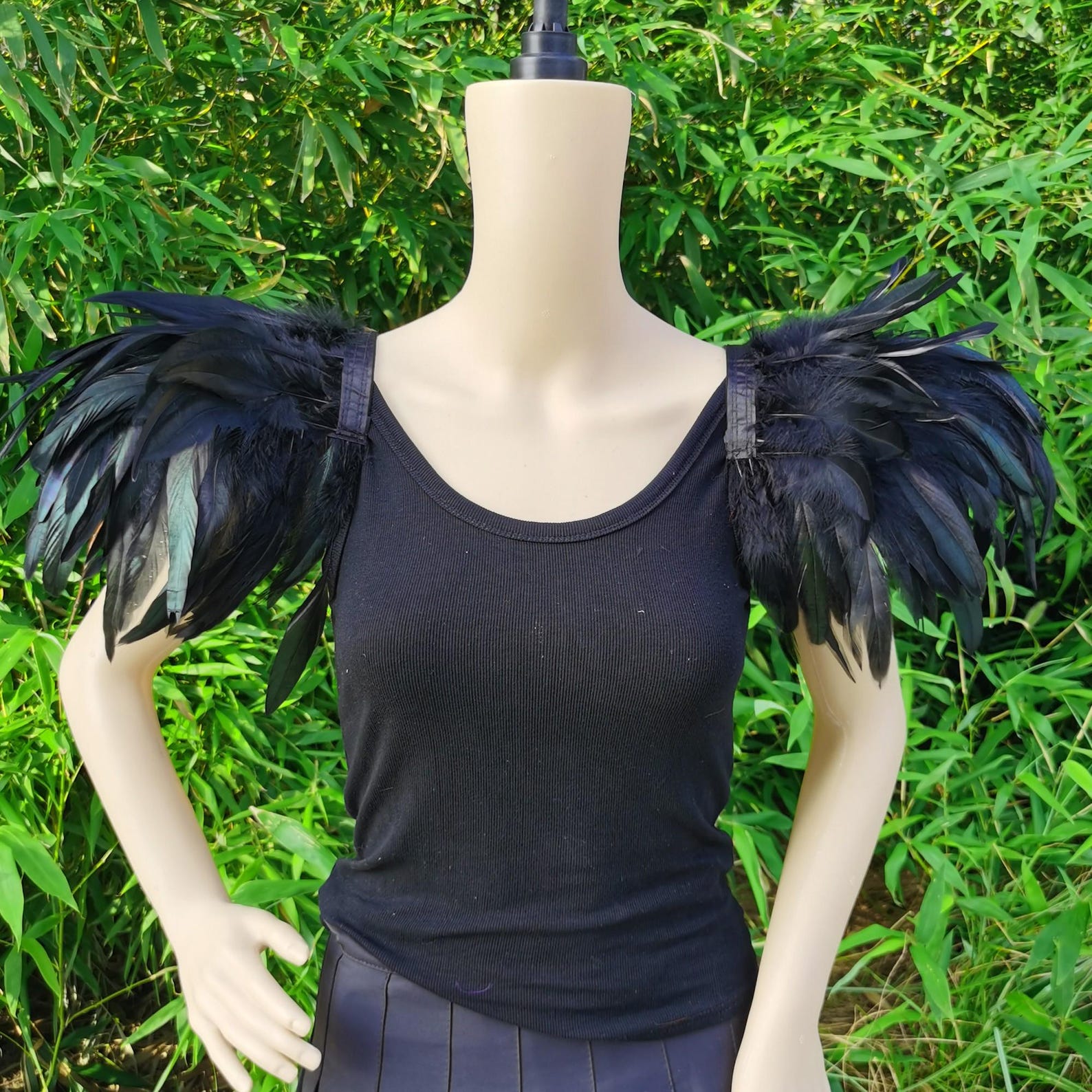 Dark Angel Feather Shoulder Badge Shrug Shoulder Strap Armor for ...