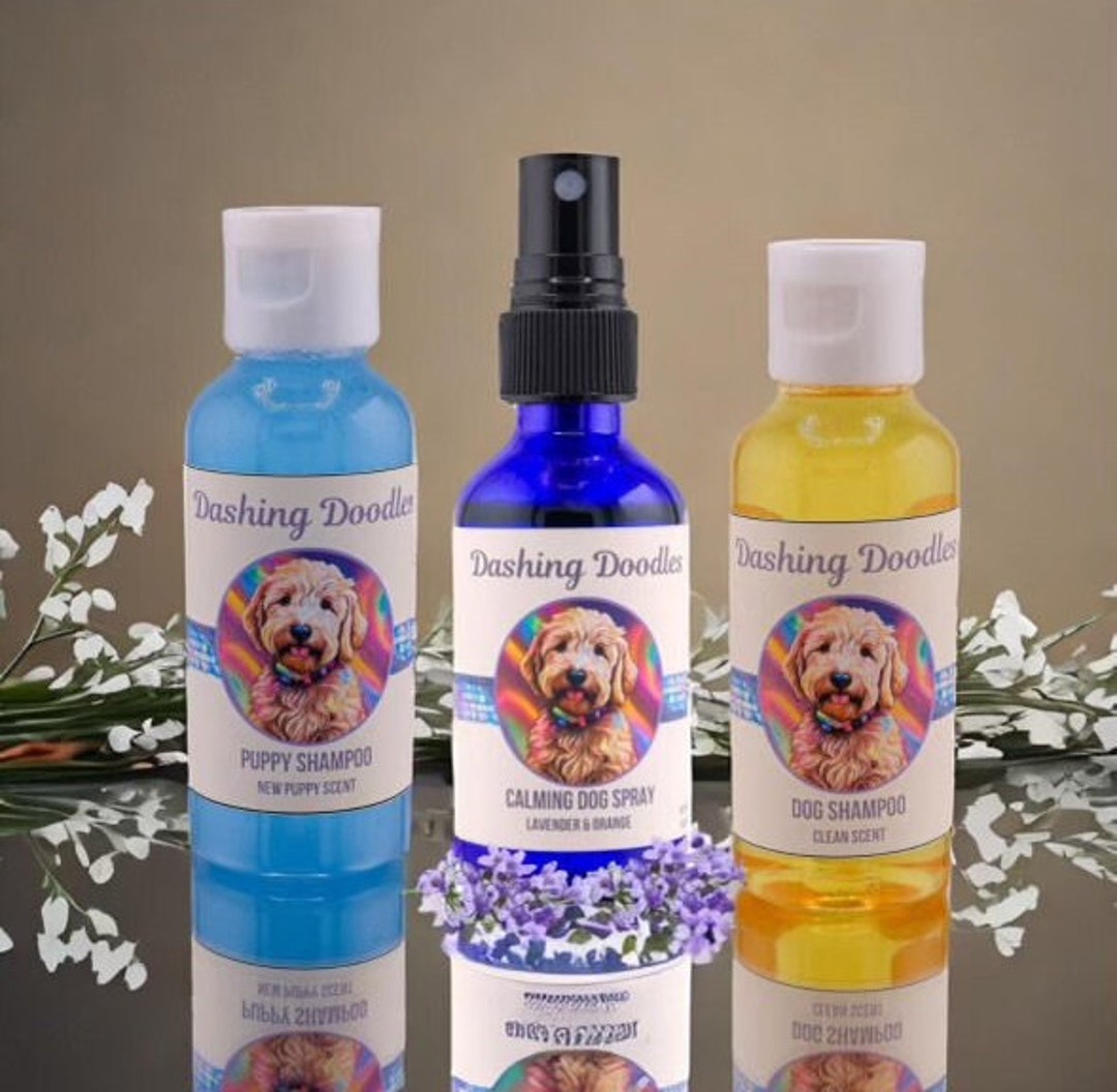 Grooming Sample Puppy Pack | Doodle Shampoo and Essential Oil Dog Spray ...