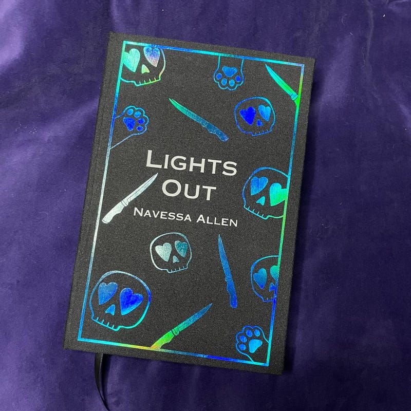 Lights Out Book Cover - Etsy