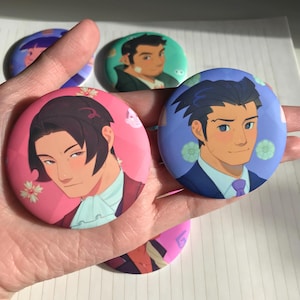 Ace Attorney 58mm Buttons - Etsy