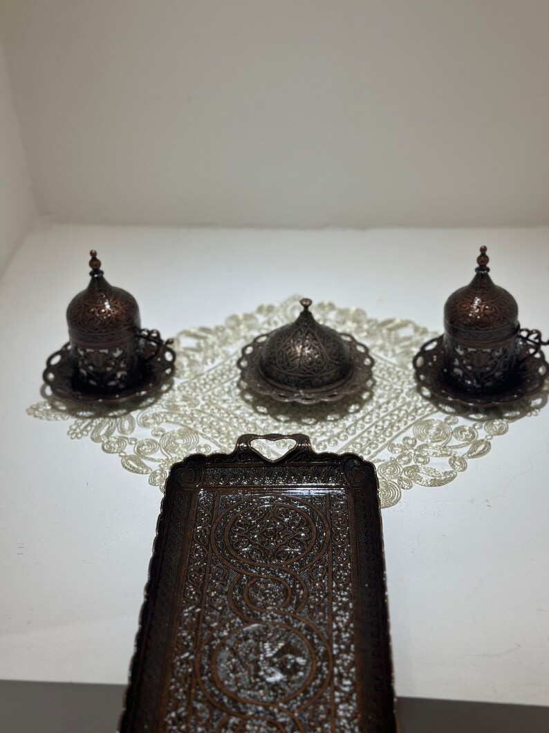 Vintage Style Turkish Coffee Pot and Cup Set: Travel Back in Time ...