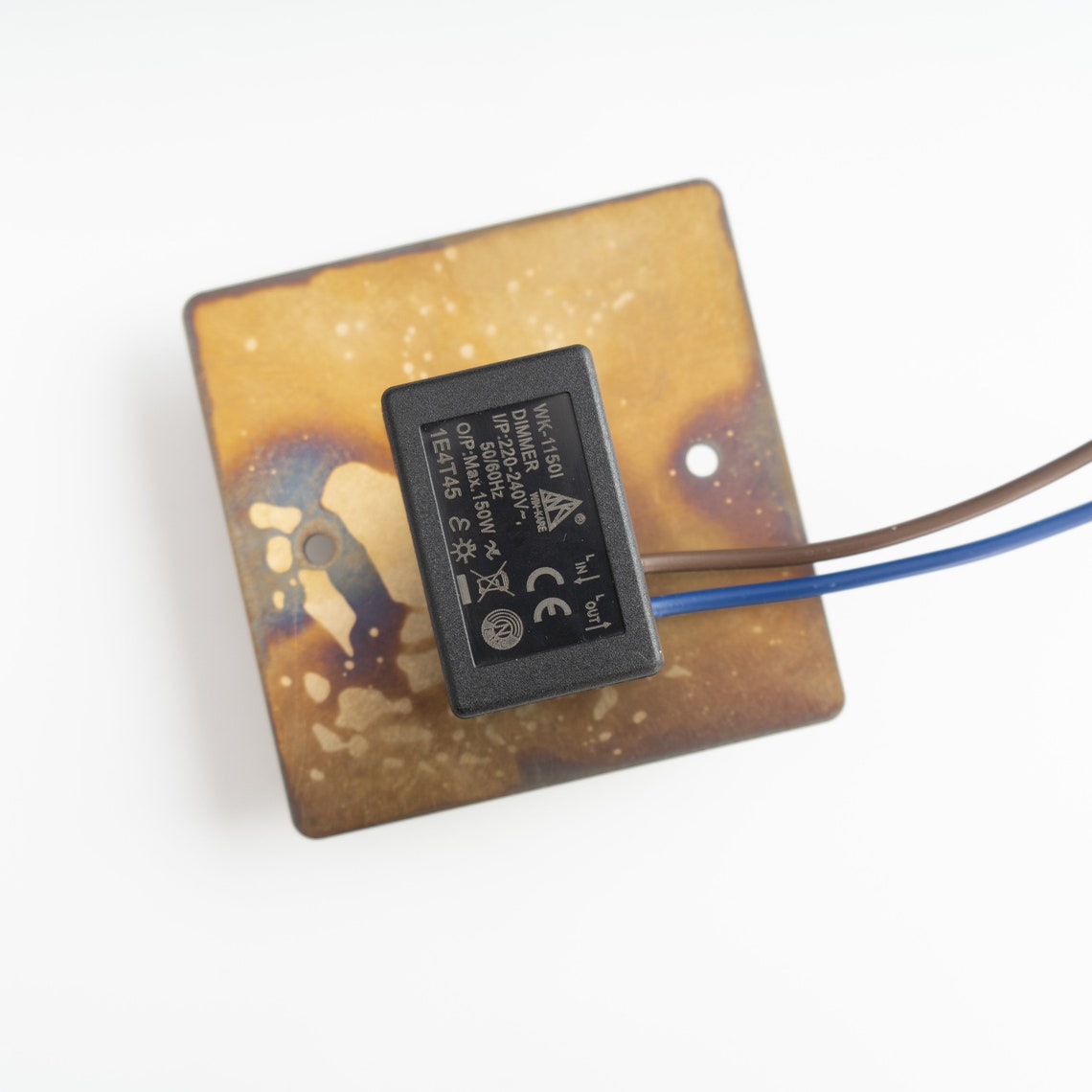 Retro Light Switch for UK/EU - Dimmer, Toggle, Socket - Aged Brass ...