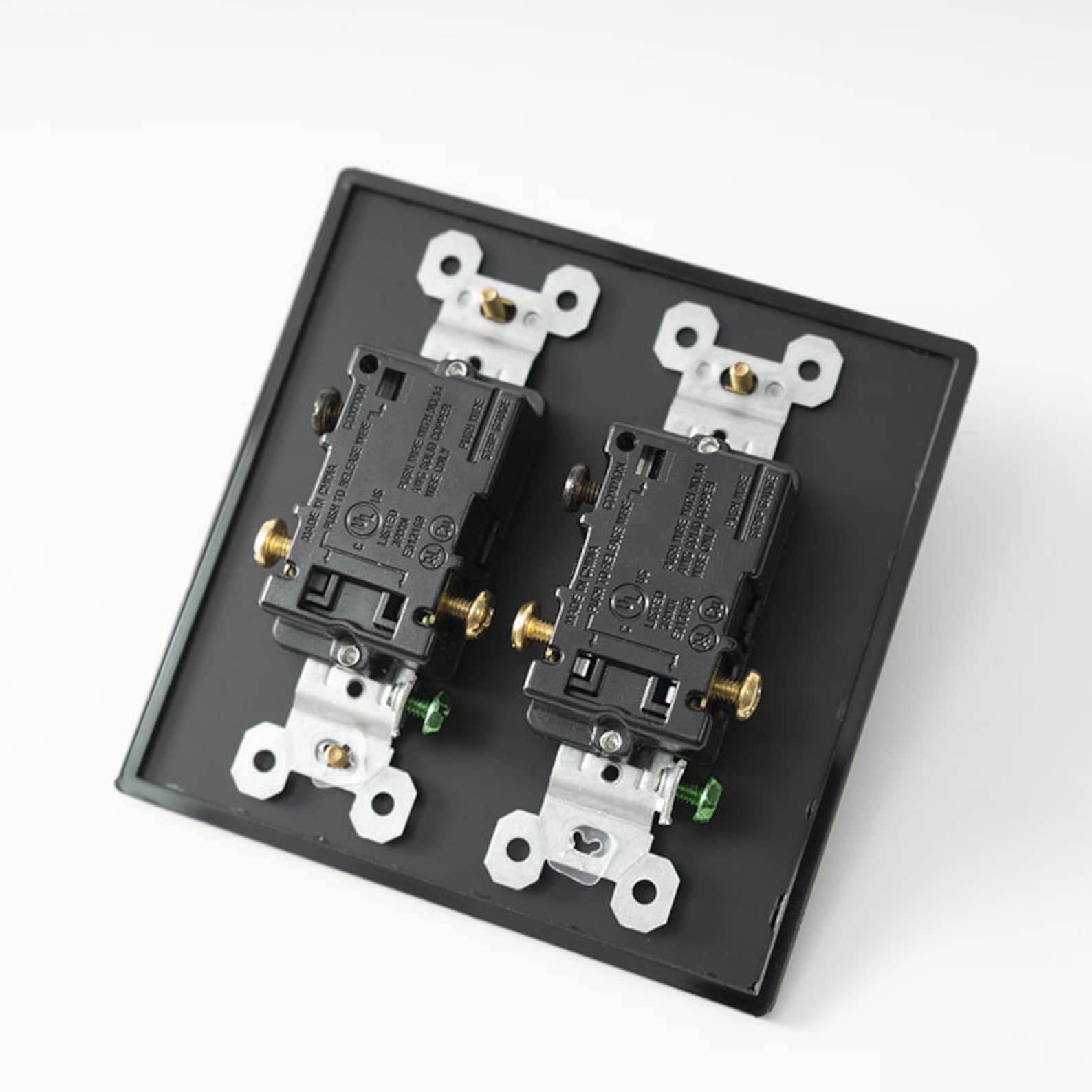 Brass Switch Plates - Handcrafted Premium Light Switch Covers + Dimmer ...