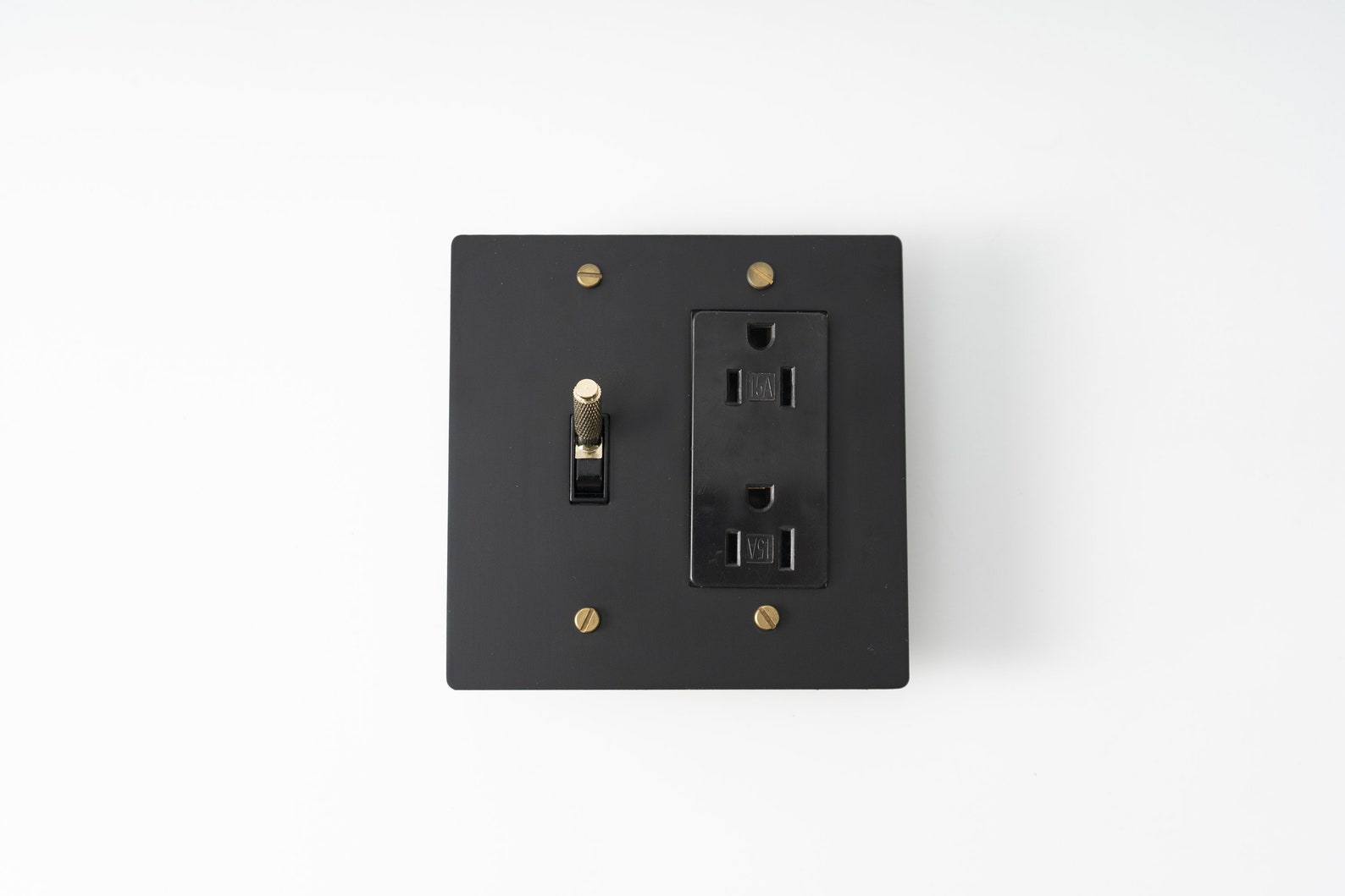 Brass Switch Plates - Handcrafted Premium Light Switch Covers + Dimmer ...