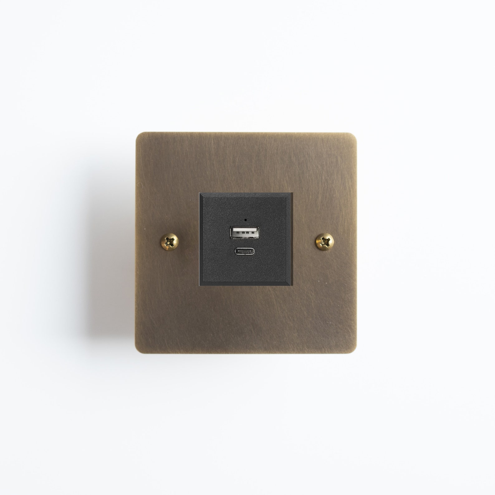 Retro Light Switch for UK/EU - Dimmer, Toggle, Socket - Aged Brass ...