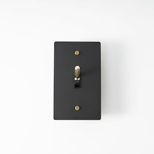 Black Brass Switch Plates - Unique Light Covers + Dimmer, Outlet ...
