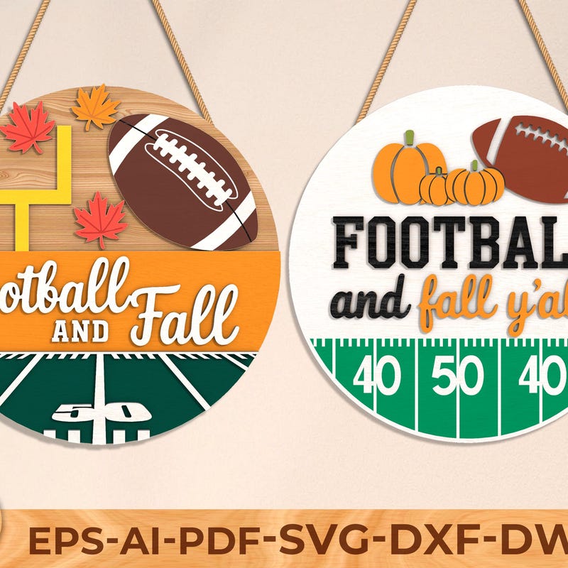 Football Porch Sign - Etsy