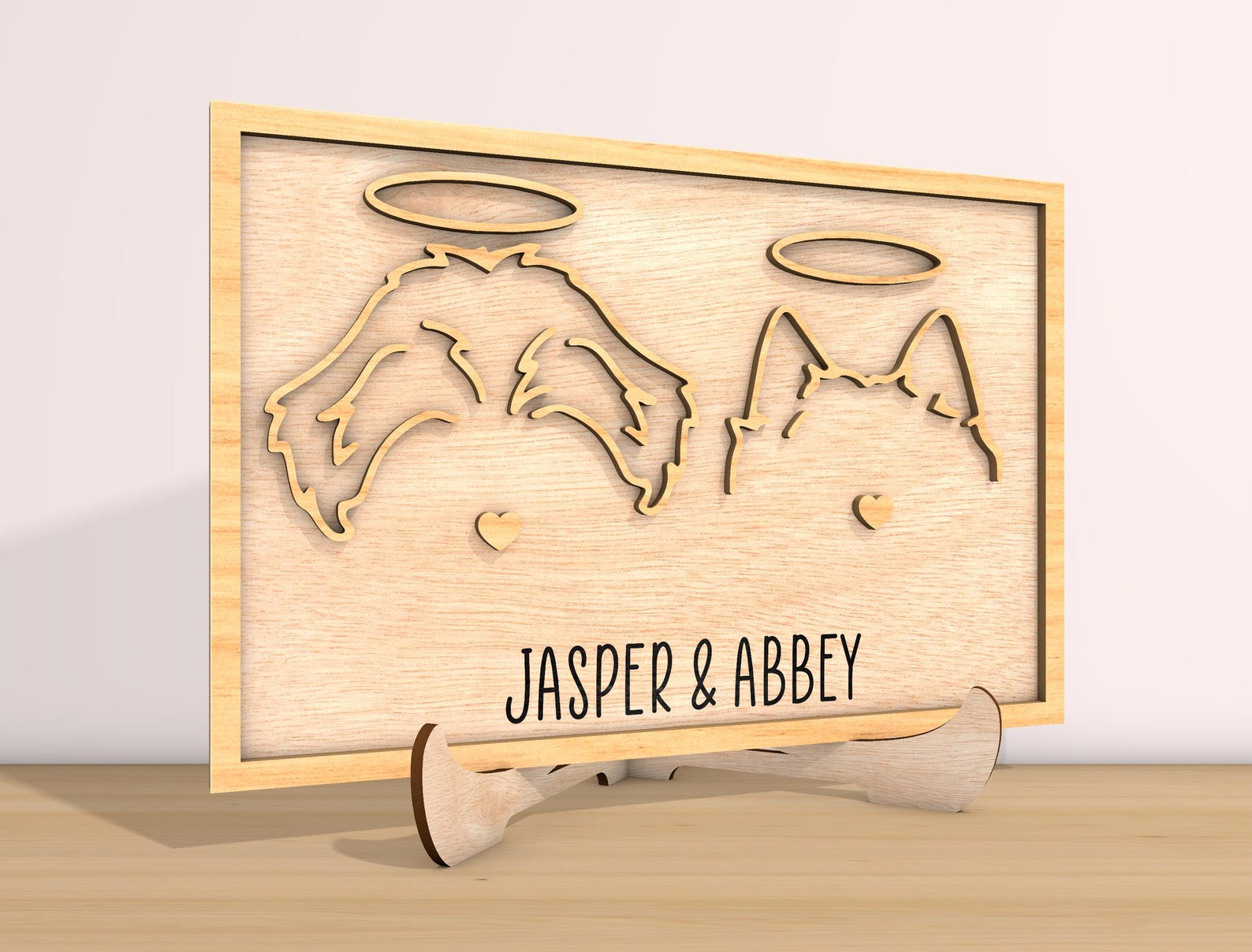 Dog Memorial Frame, Dog Collar Holder, Custom Plaques, Memorial Frame ...