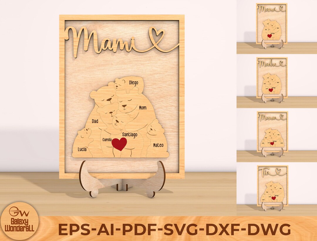 Personalized Madre Sign Svg, Mother‘s Day Svg, Mom Beer, Wooden Sign ...