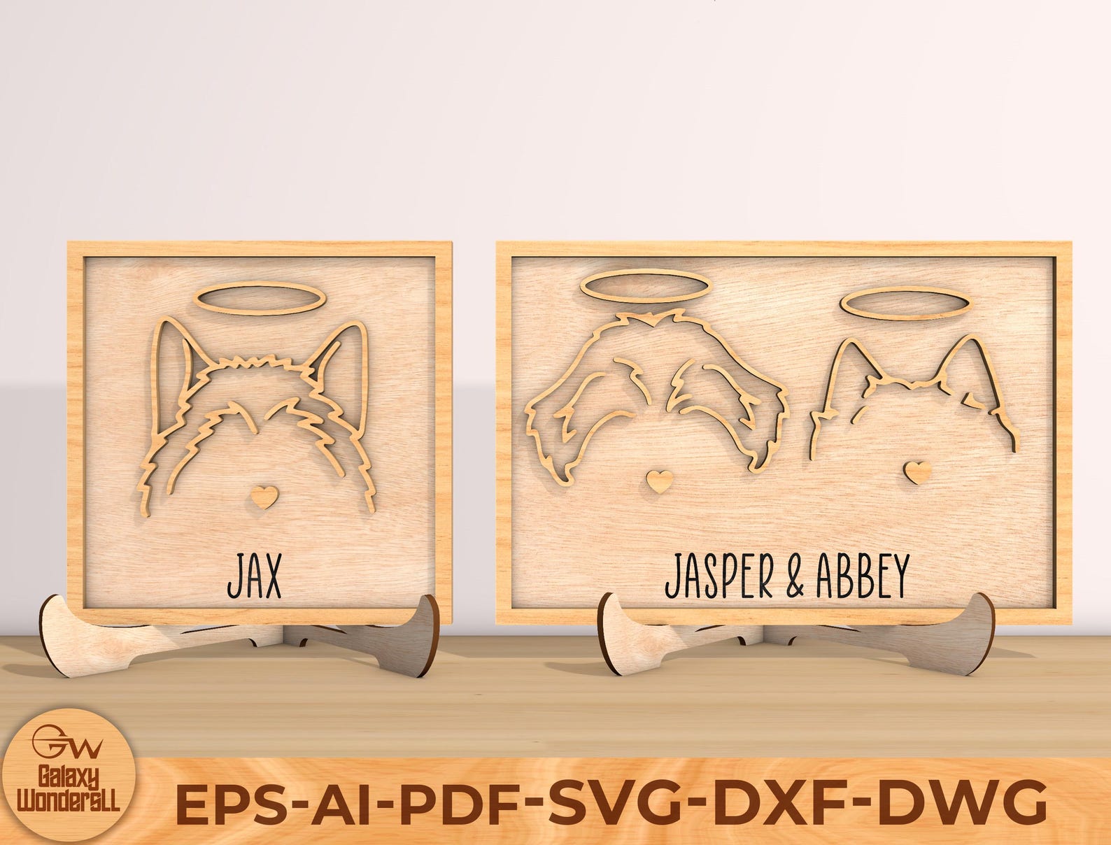 Dog Memorial Frame, Dog Collar Holder, Custom Plaques, Memorial Frame ...