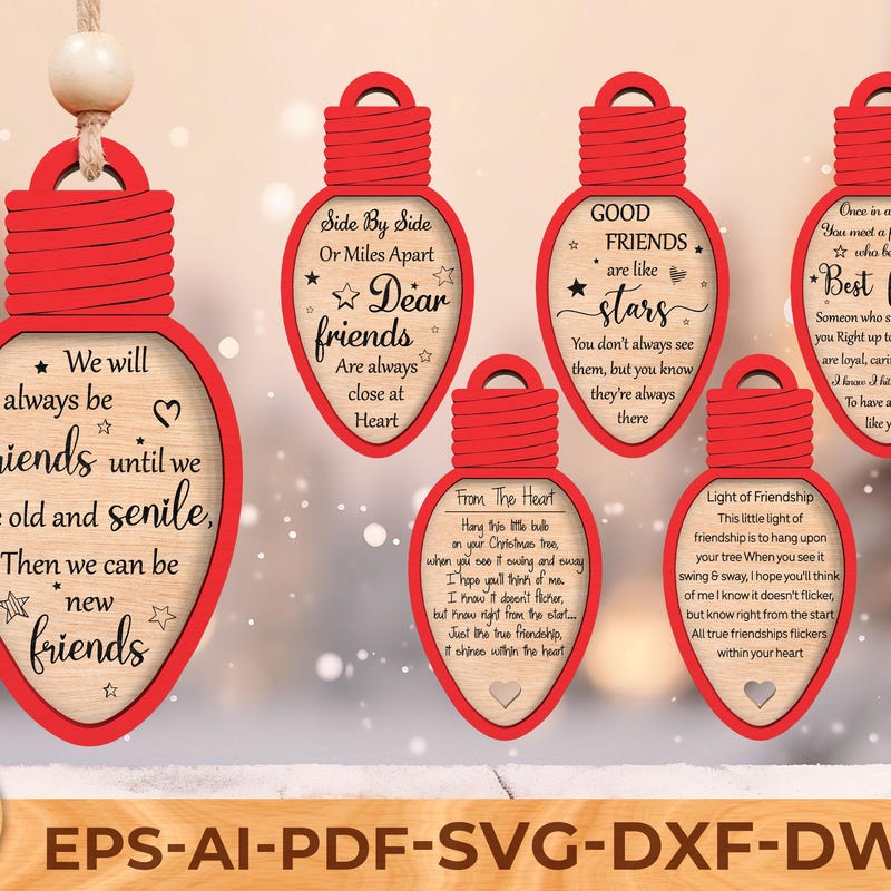 The Light of Friendship Svg - Etsy