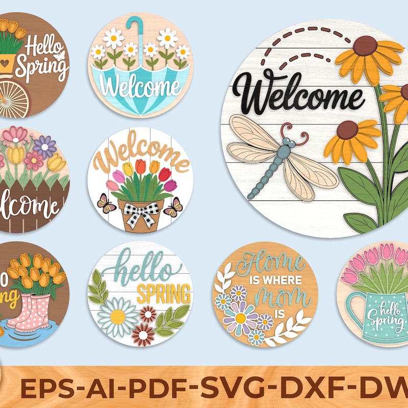 Spring Wood Art Patterns - Etsy