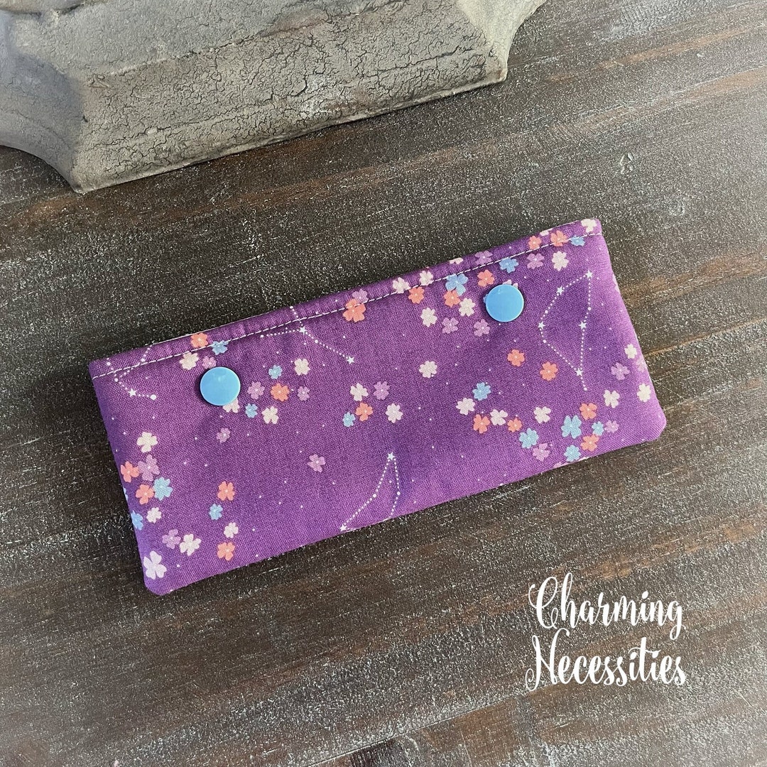 DPN Holder Keeper Cozy Pouch, Constellations Plum, Zodiac Celestial ...
