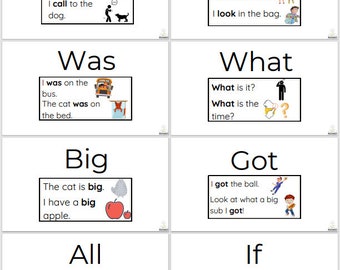 Open Court Reading Sight Word & Sentences Slideshow/flashcards UNIT 5 ...