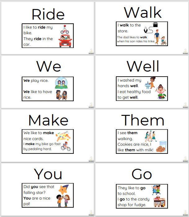 Open Court Reading Sight Word & Sentences Slideshow/flashcards UNIT 5 ...