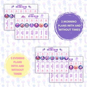 Octopus Morning & Evening Routine Flip Chart - Kids Editable Printable ...
