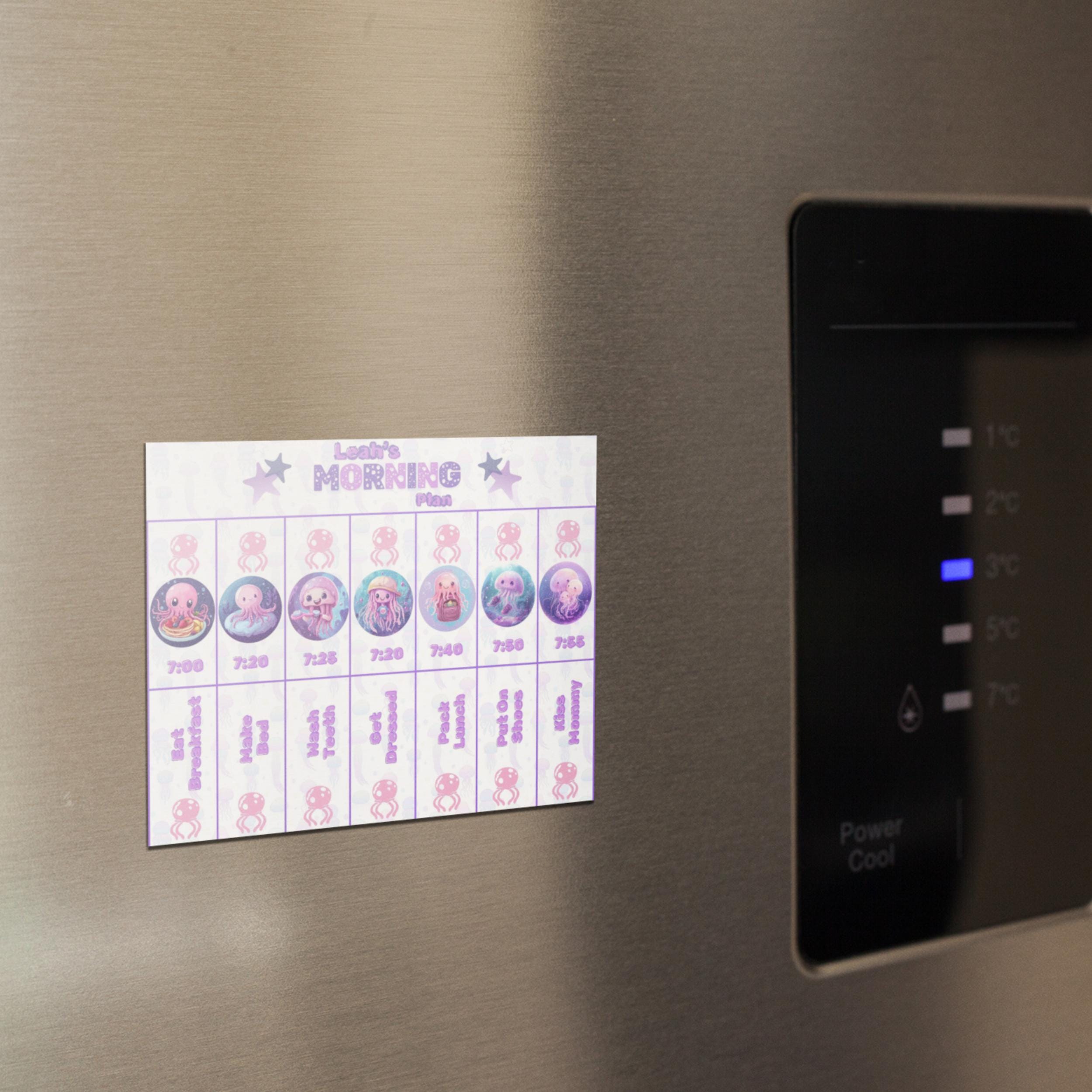 Octopus Morning & Evening Routine Flip Chart - Kids Editable Printable ...