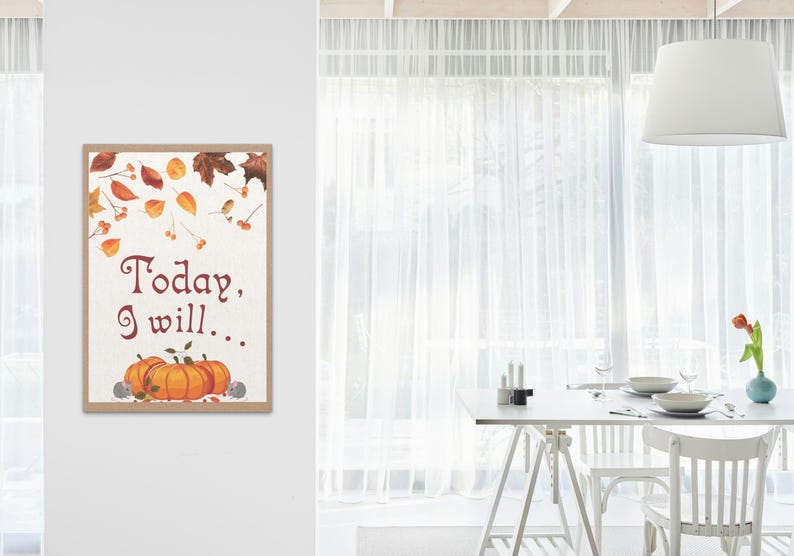Inspirational Fall Poster, Hi-res, Digital Download - Etsy