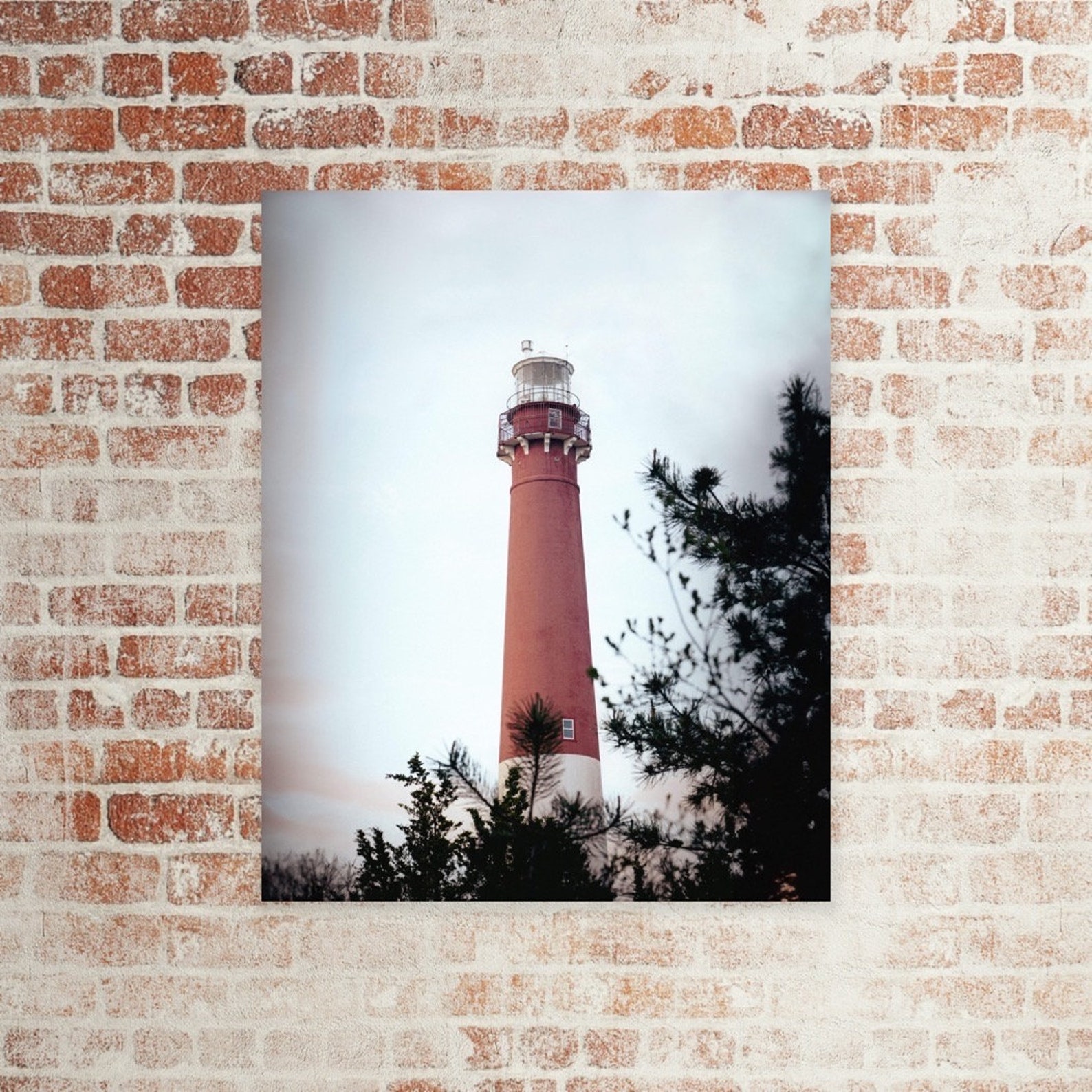 Barnegat Lighthouse Through Trees - Etsy