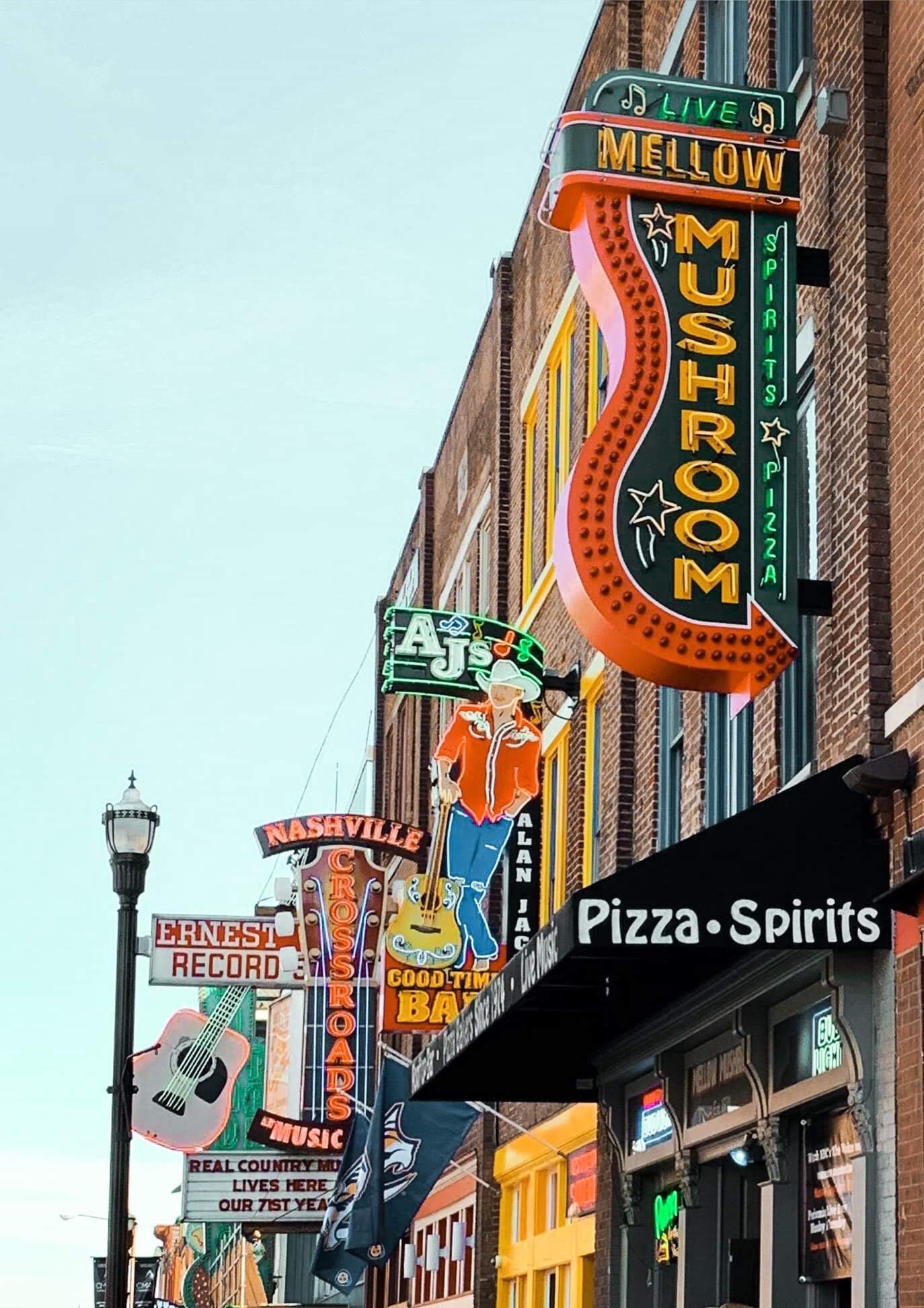 Vibrant Nashville Lights | Urban Photography | Cityscape Wall Art ...