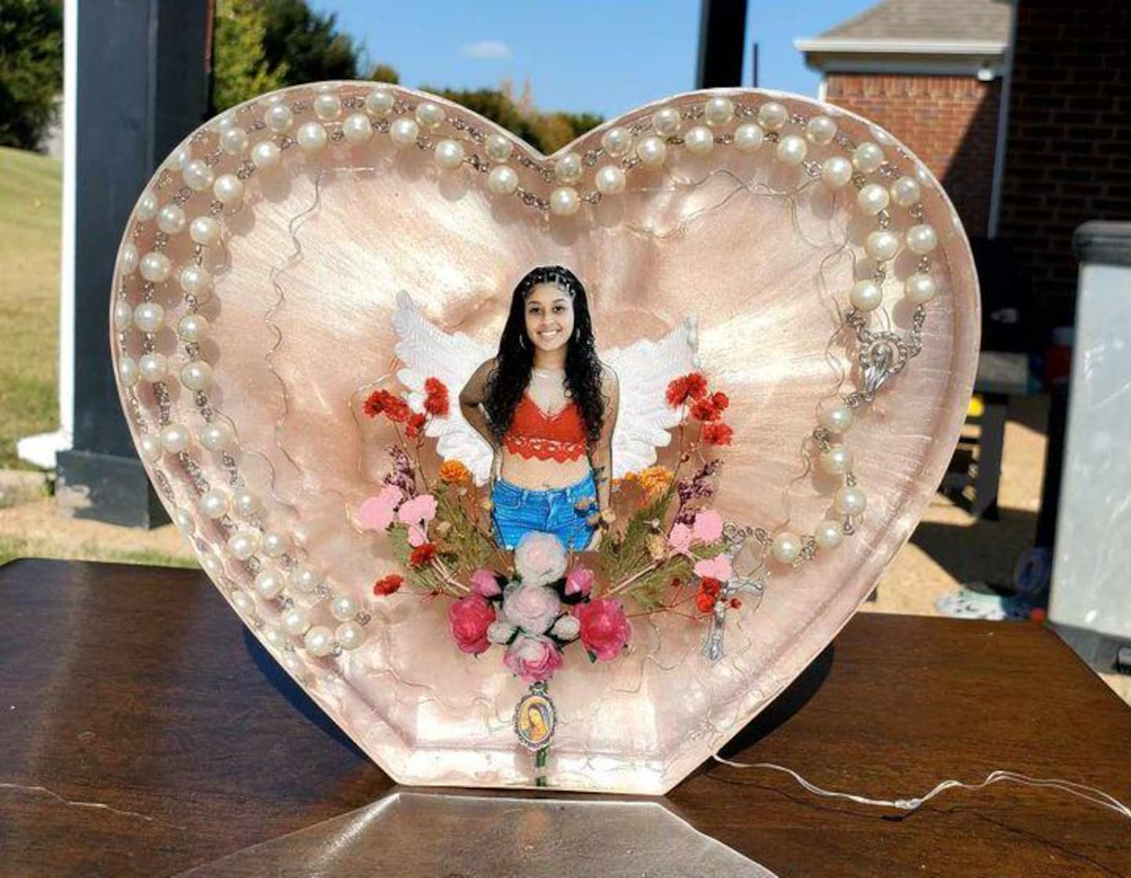 Resin Memorial Keepsake Heart - Etsy