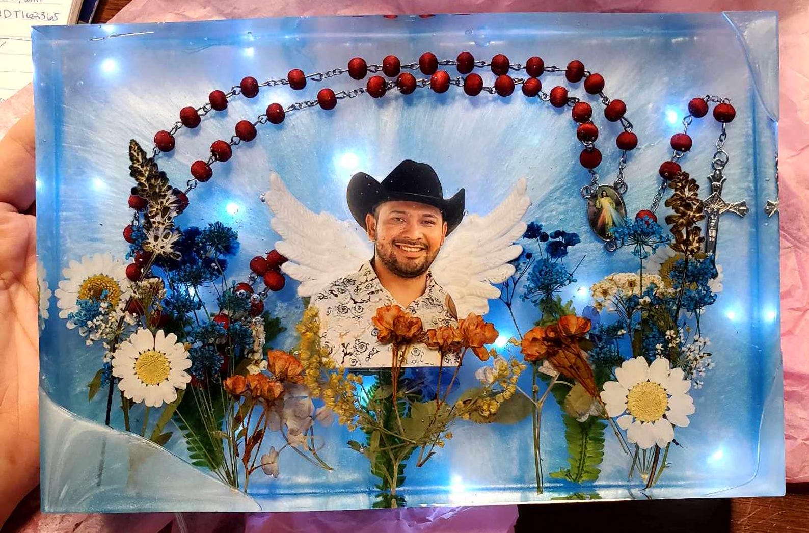 Resin Memorial Keepsake With Lights - Etsy