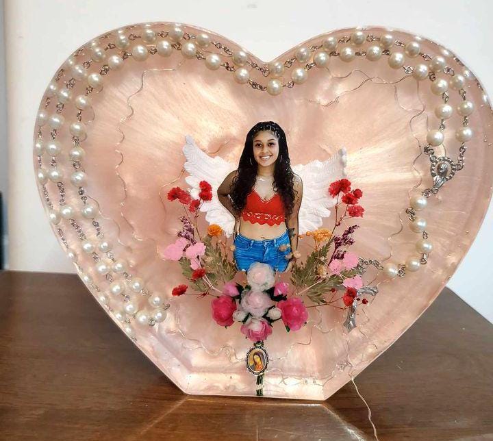 Resin Memorial Keepsake Heart - Etsy
