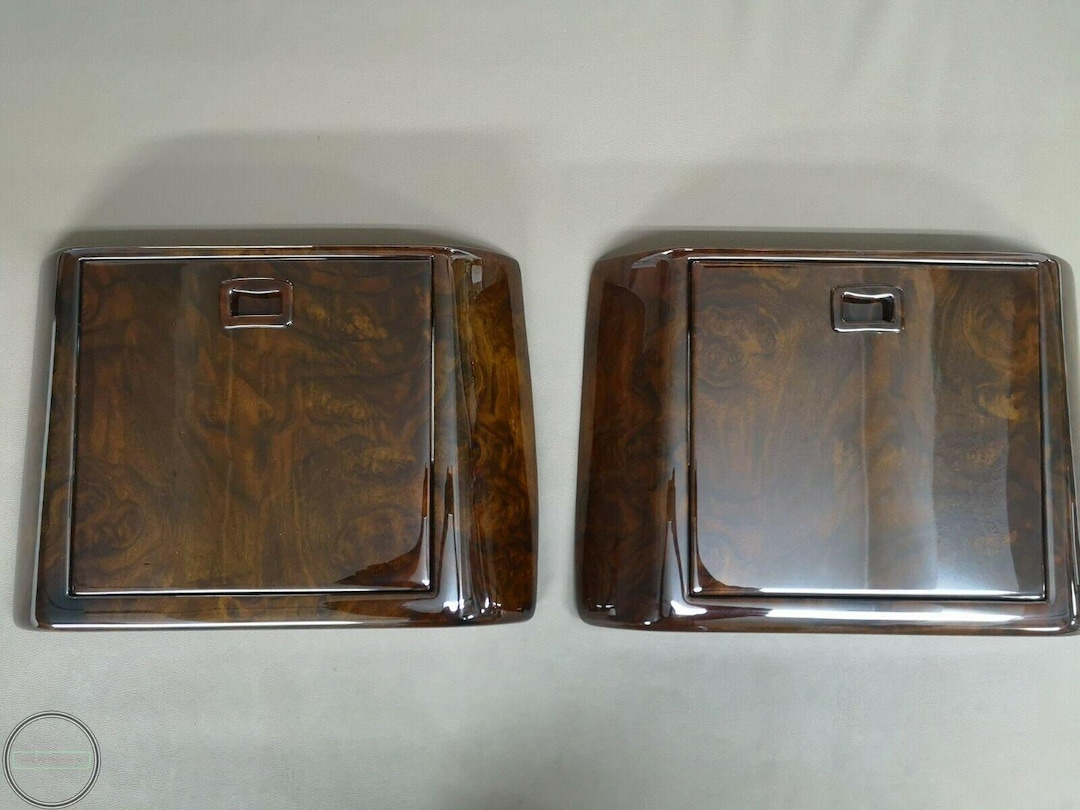 Mercedes Benz W140 Burled Walnut Wood Rear Table Walnut 2 Pieces S500 ...