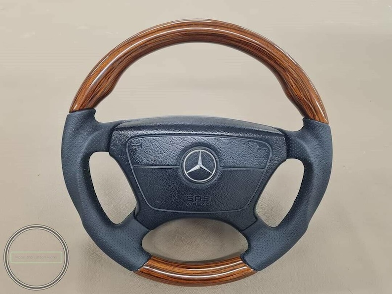Mercedes Brabus Style W124 Wood Steering Wheel W462 W201 W202 W210 ...