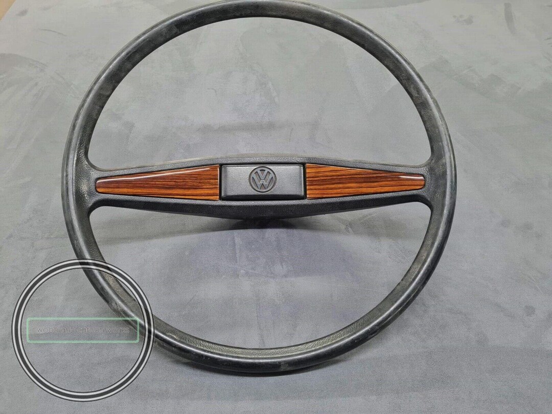 Vw T3 Multivan Caravelle Transporter Steering Wheel Wood Cover Zebrano ...