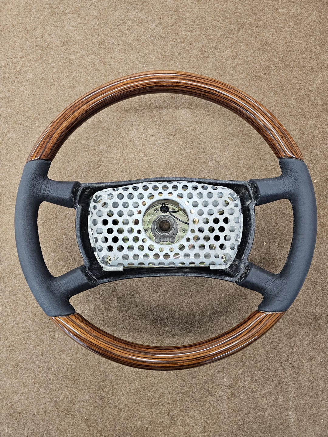 Mercedes Wood Steering Wheel Zebrano Fits W123 C123 W201 W124 R107 ...
