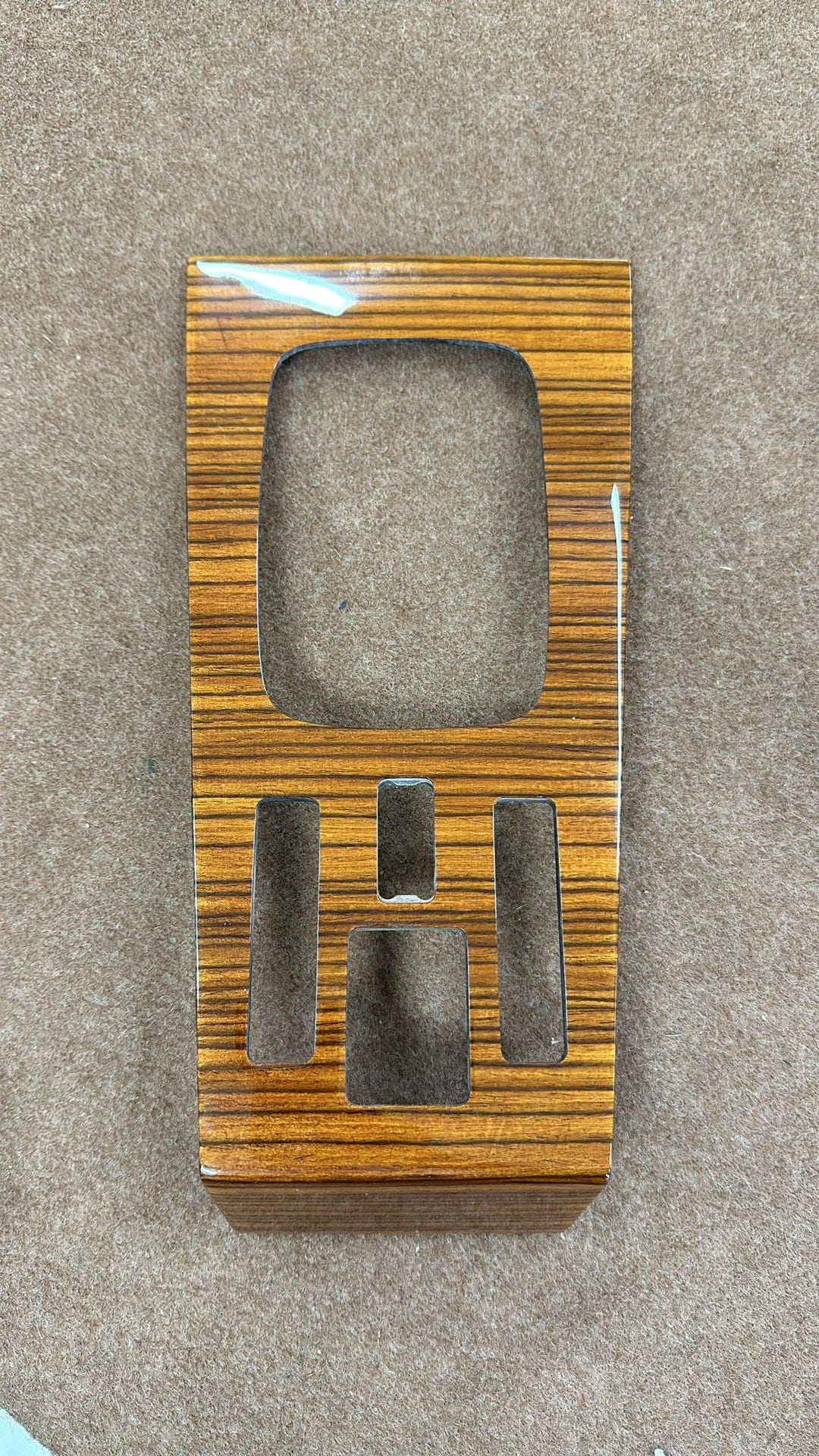 Mercedes W123 Zebrano Wood Trim: Center Console - Etsy