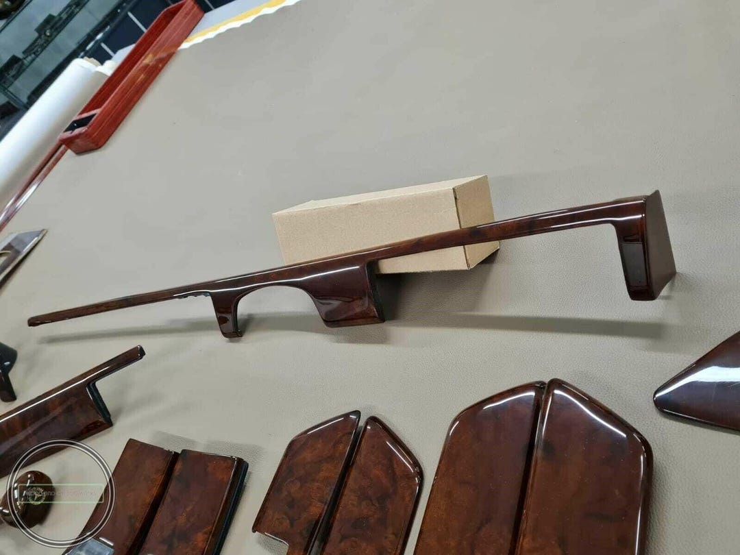 RHD Mercedes W126 C126 SEC Walnut Dash Trim Set - Etsy
