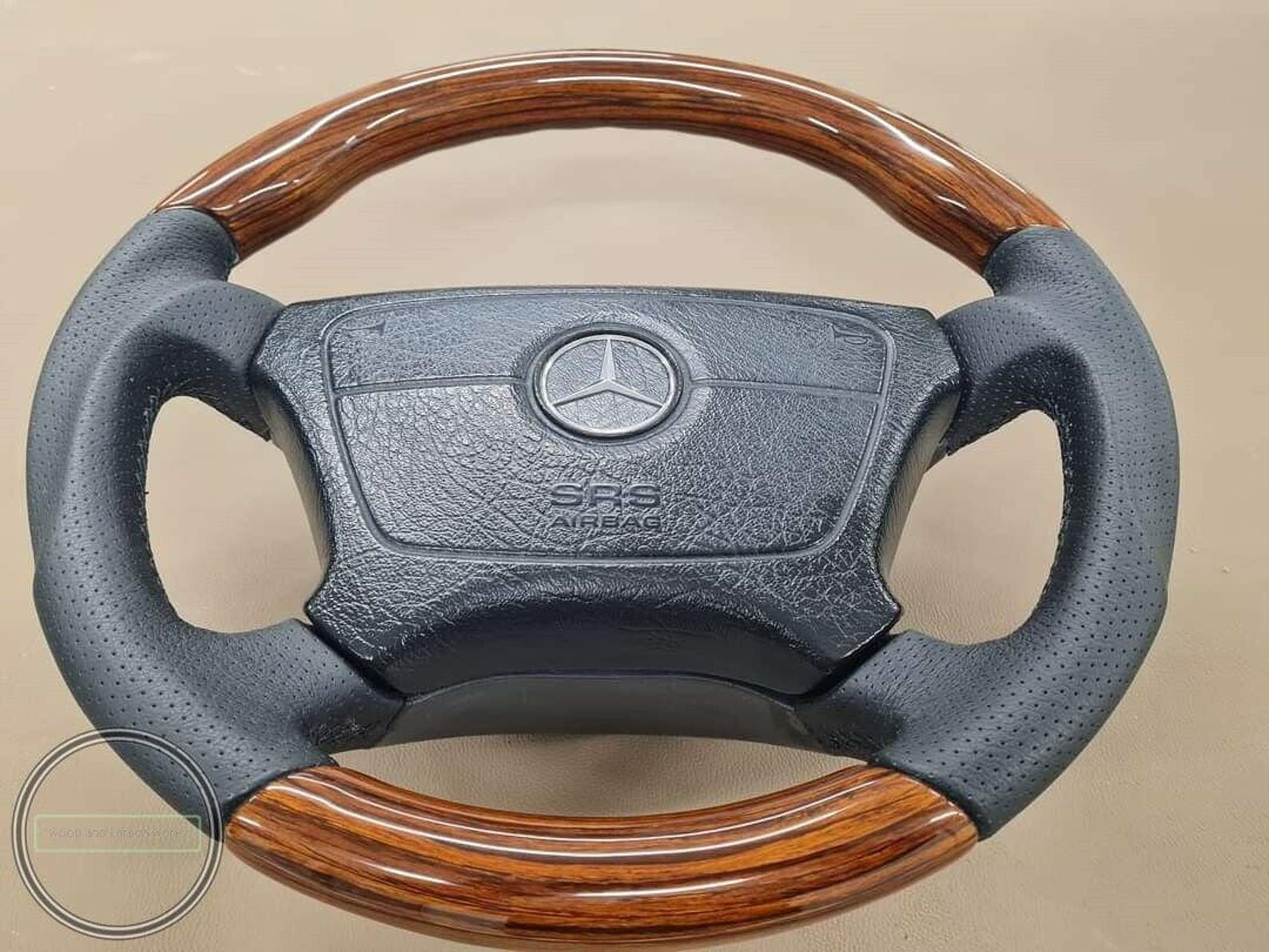 Mercedes Brabus Style W124 Wood Steering Wheel W462 W201 W202 W210 ...