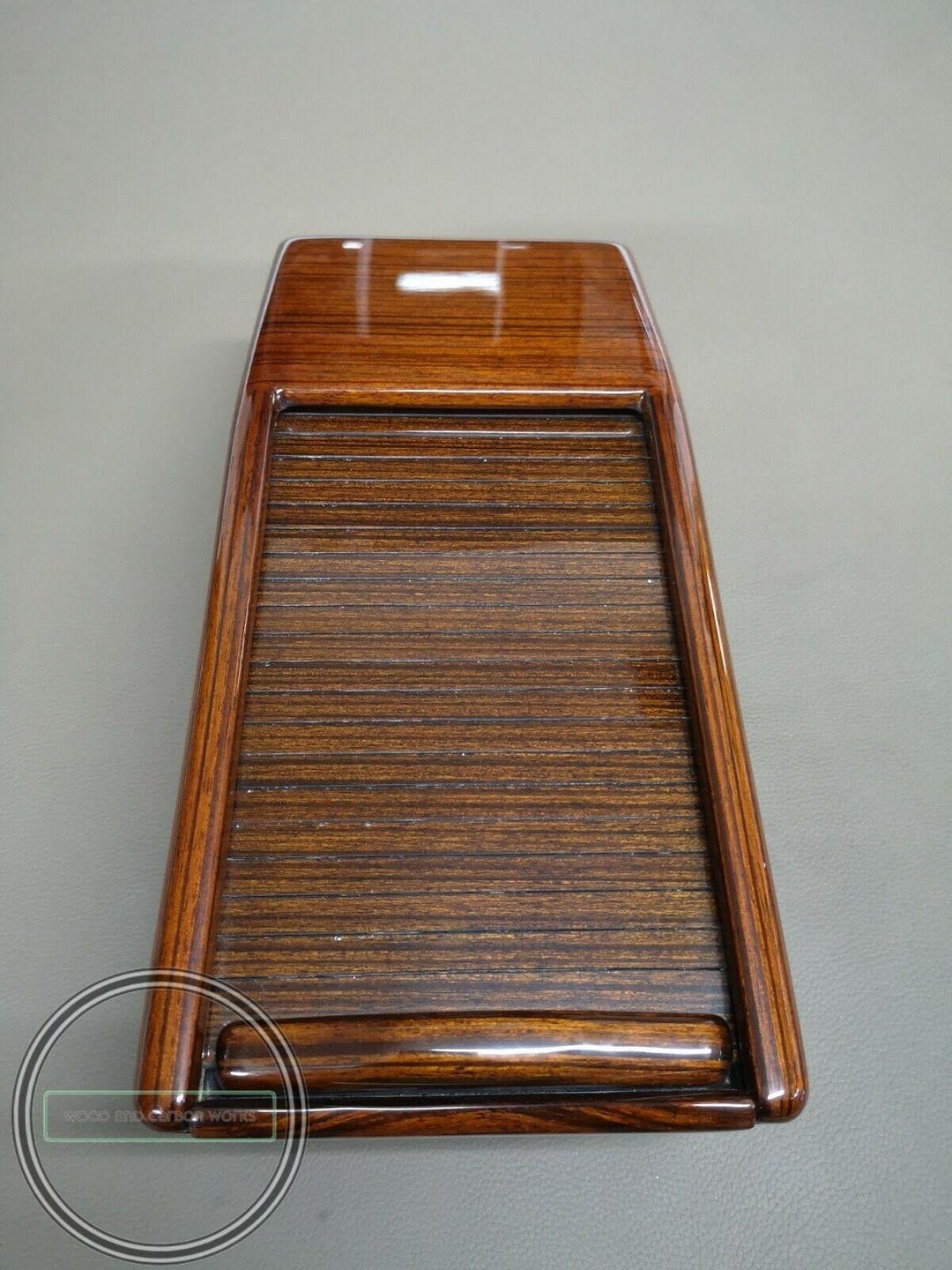 Mercedes W126 Center Box Wood Zebrano 300se 500se 500sel 280s Cassette ...