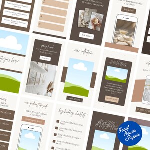 100 Pack Instagram Story Templates, Canva Editable Stories, Social ...