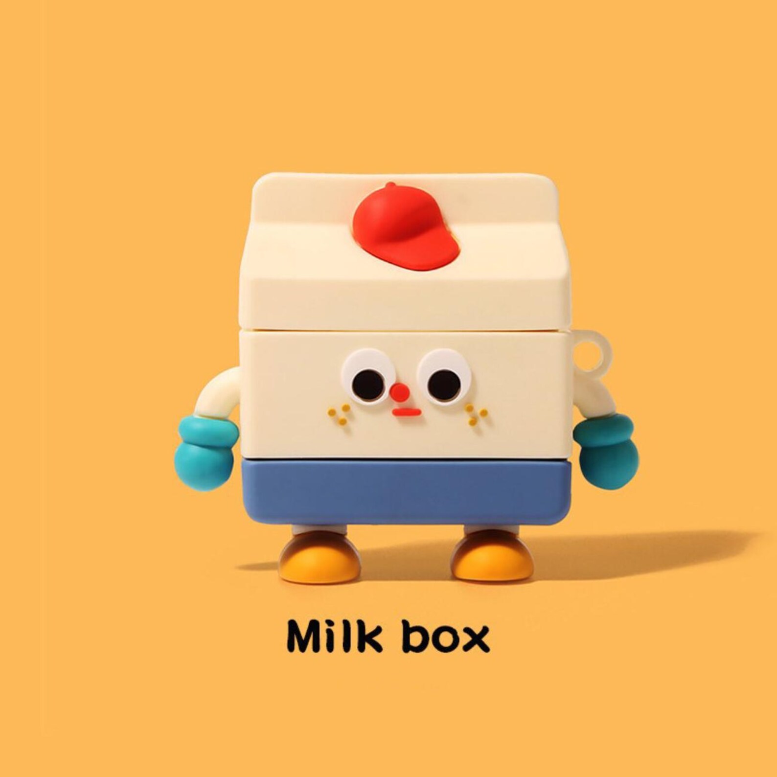 Cute AirPod Case Kawaii Cow Boba, Milk Box, Bread & Cookie Design Fun ...