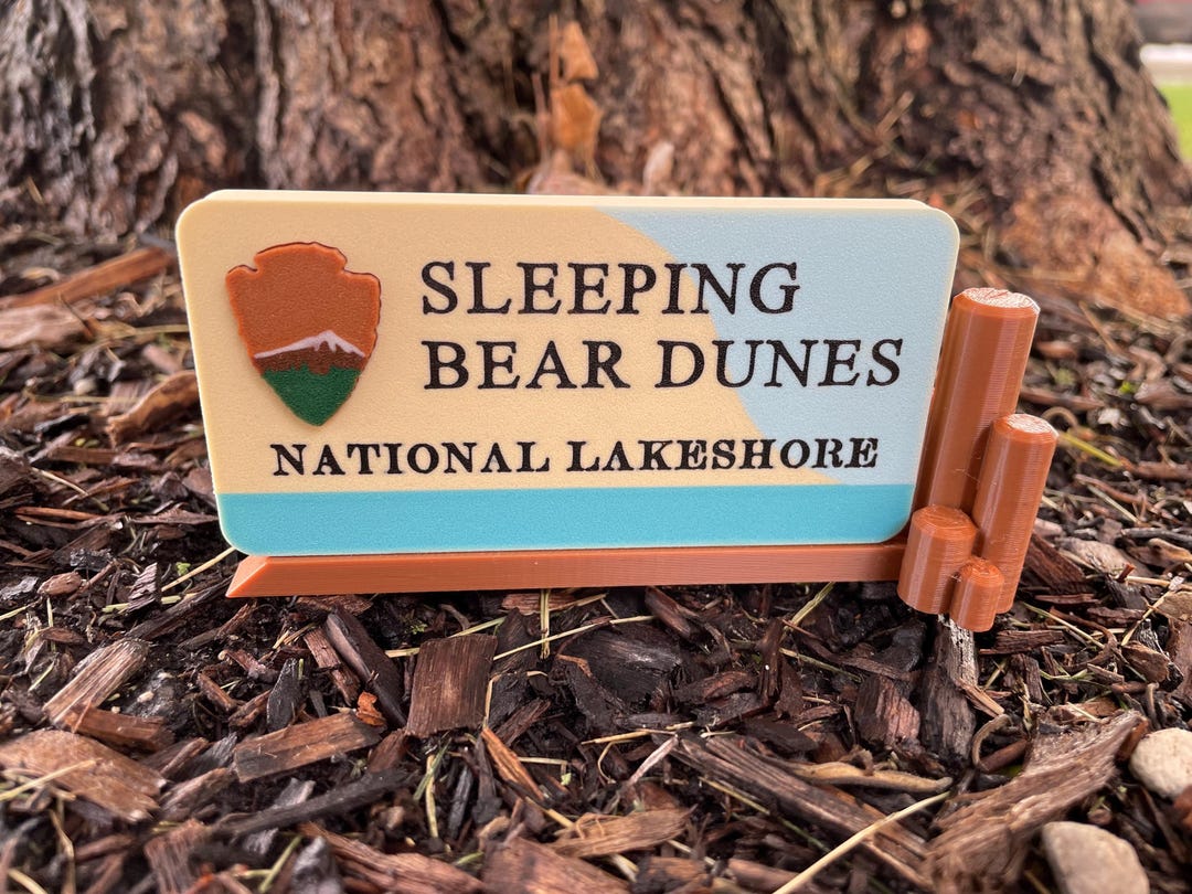 Mini Sleeping Bear Dunes Sign - Etsy