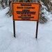 Mini Backcountry Avalanche Warning Sign - Etsy