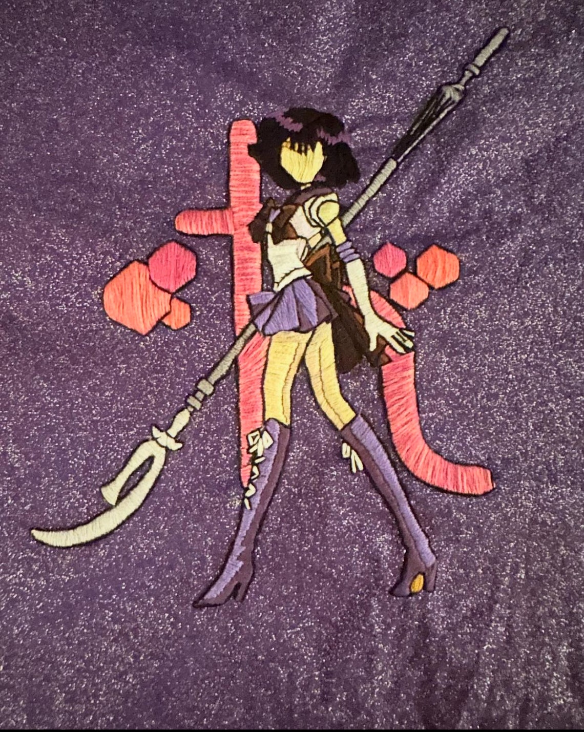 Sailor Moon Hand Embroidered Cloth for Frame - Etsy
