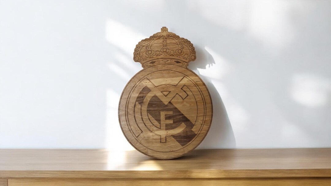 Big Wooden Real Madrid Logo Wall Decor - Etsy UK