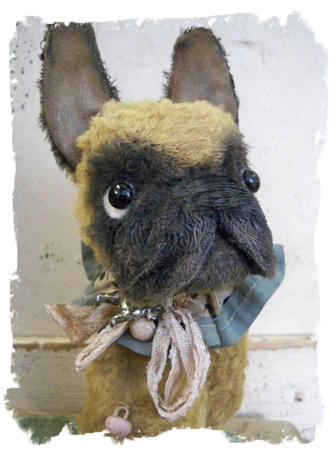 PATTERN ONLY - Vintage Style Mohair French Bulldog Dog Sewing Pattern ...