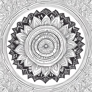 Mandala Coloring Pages Bundle Mindful Art Therapy Pack - Etsy