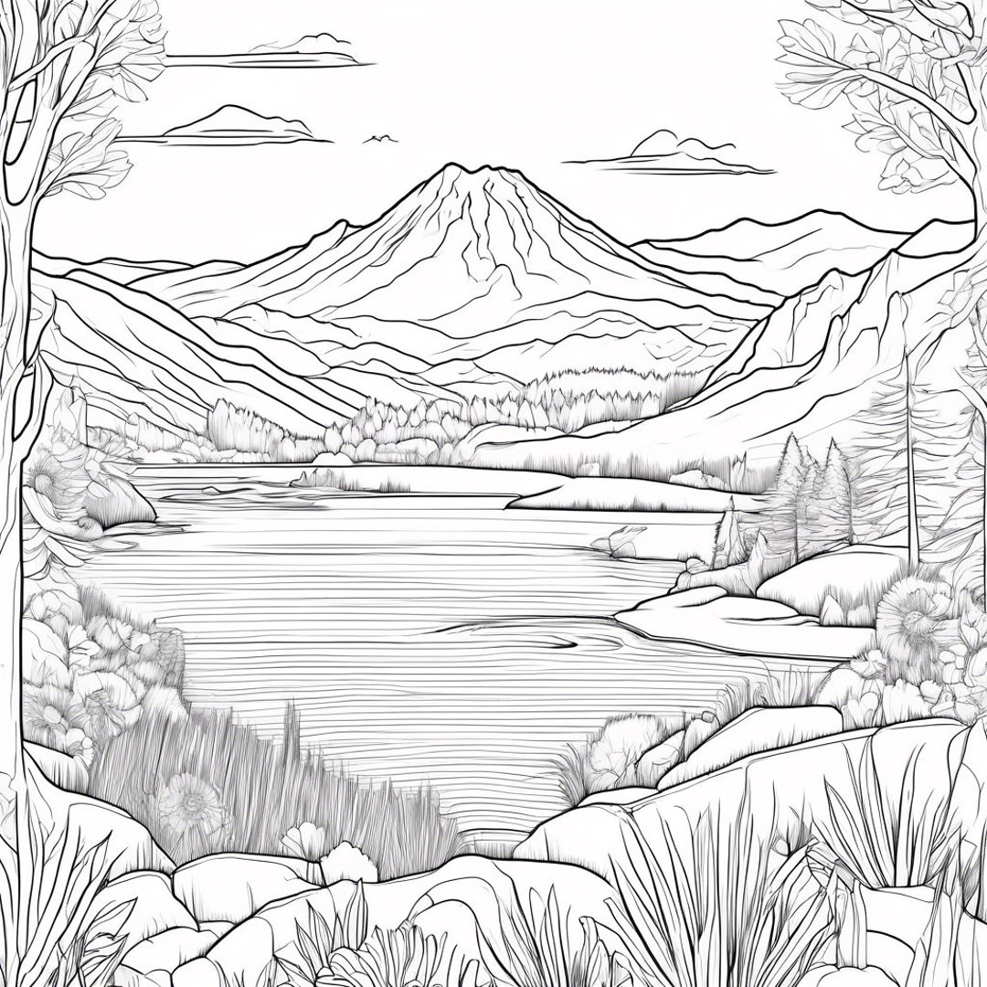 Oregon Adventure Coloring Pages - Etsy
