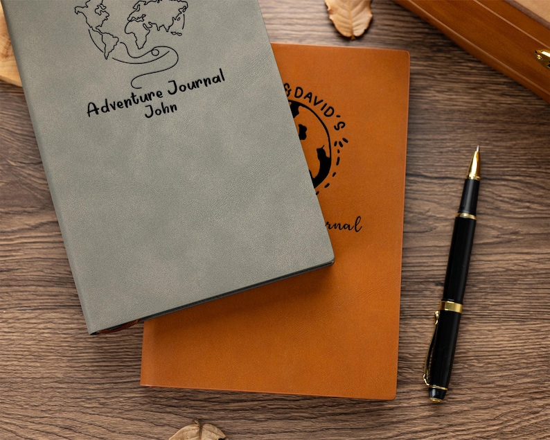 Personalized Travel Journal, Laser Engraved Adventure Notebook With ...